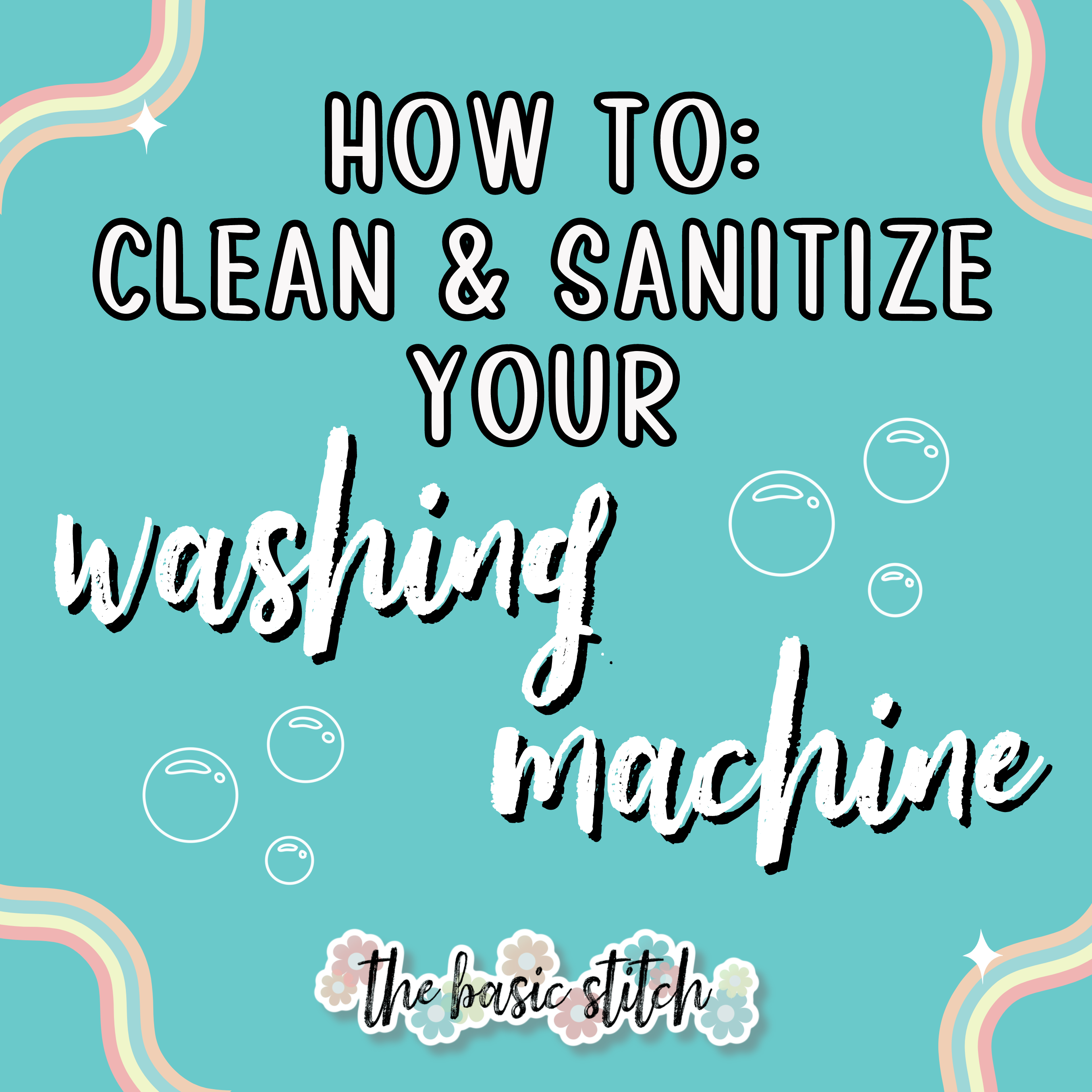 How To: Clean/Sanitize your Washing Machine – The Basic Stitch